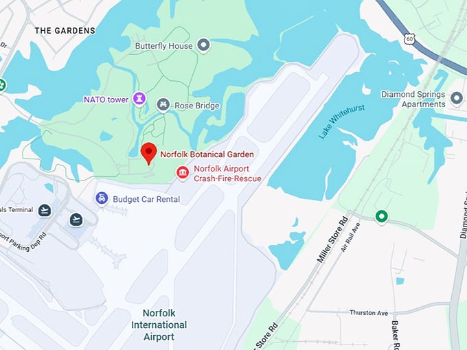 16. norfolk botanical garden map