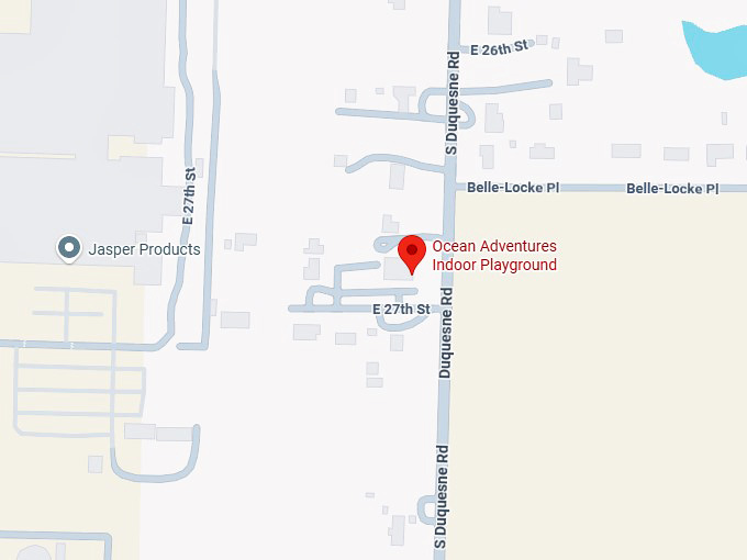 16. ocean adventures indoor playground map