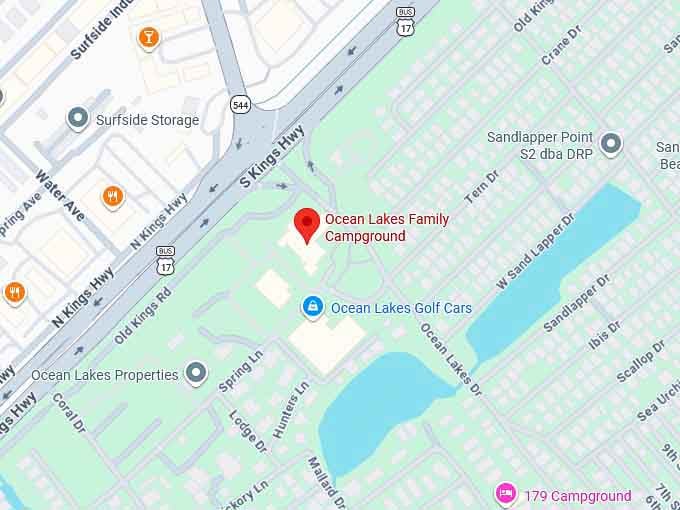 16. ocean lakes family campground map