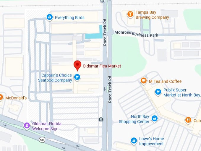 16. oldsmar flea market map