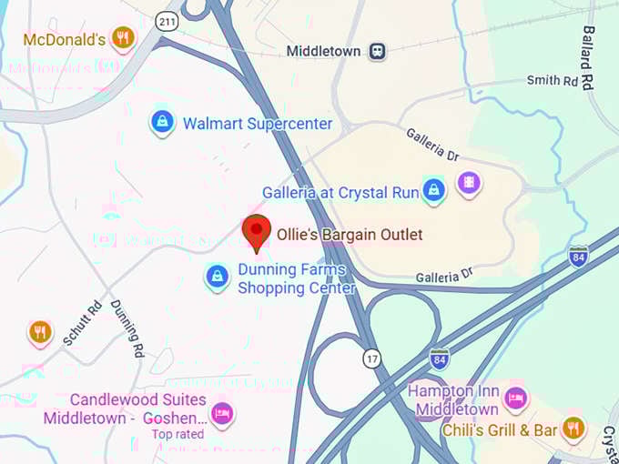 16. ollie's bargain outlet map
