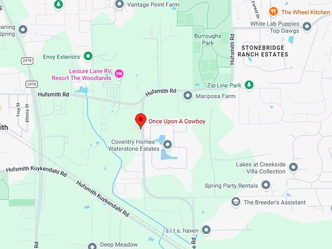 16. once upon a cowboy map