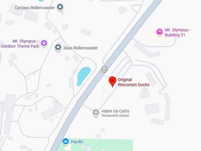 16. original wisconsin ducks map