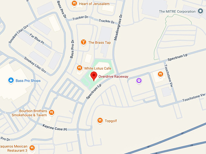 16. overdrive raceway map