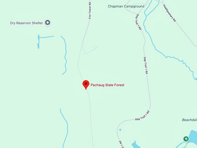 16. pachaug state forest map