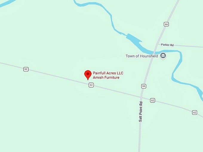 16. painfull acres llc amish furniture map