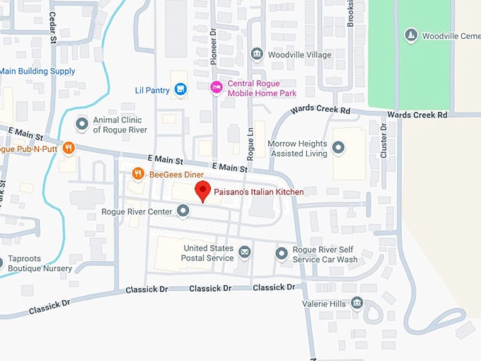 16. paisano's italian kitchen map