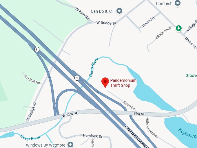 16. pandemonium thrift shop map