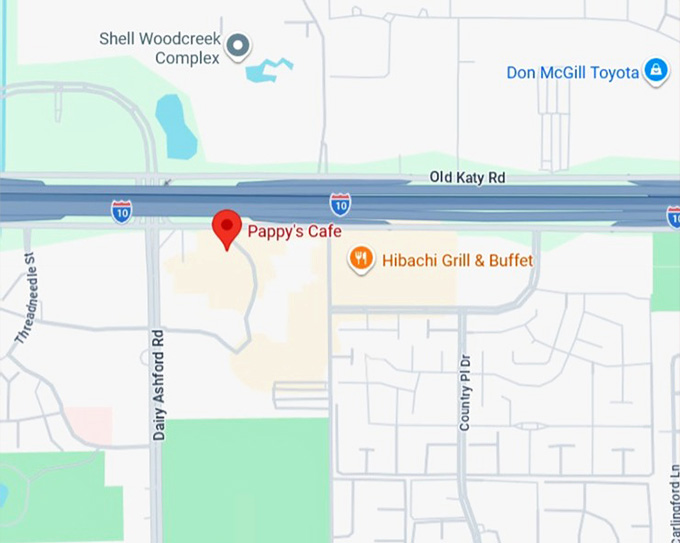 16. pappy's cafe map