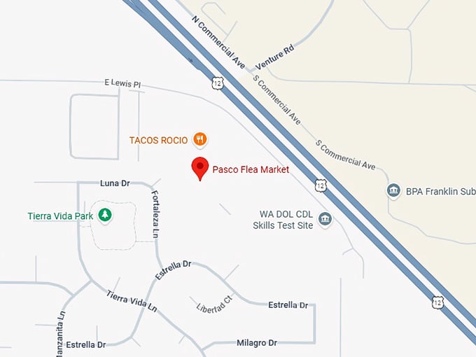 16. pasco flea market map