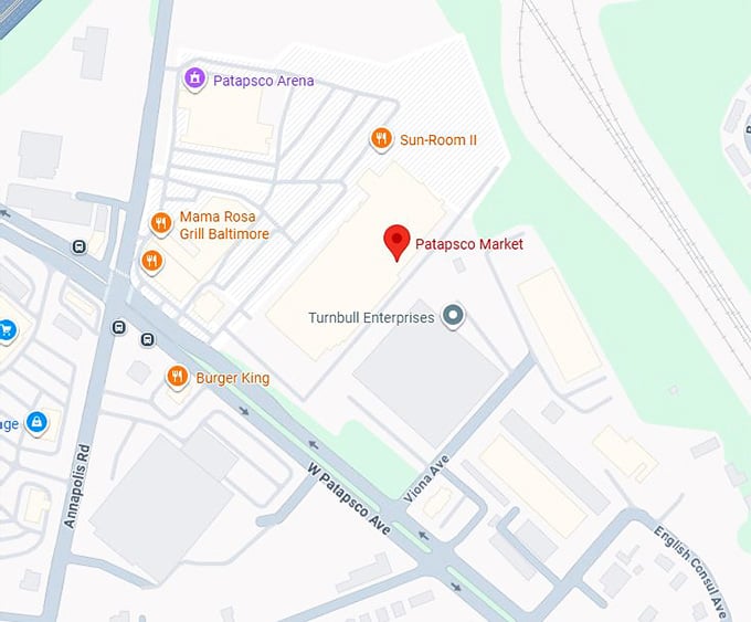 16. patapsco flea market map