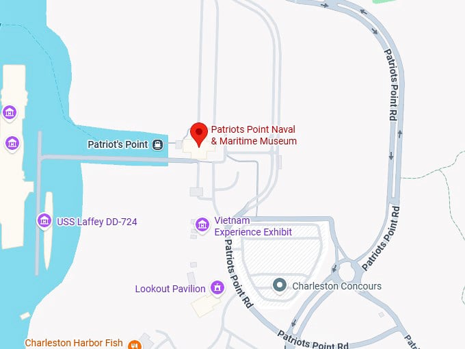 16. patriots point naval museum map