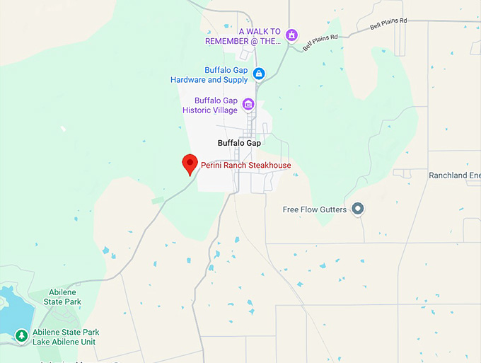 16. perini ranch steakhouse map