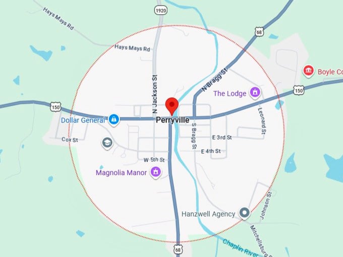 16. perryville map