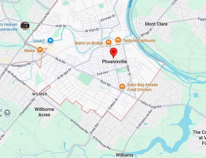 16. phoenixville map