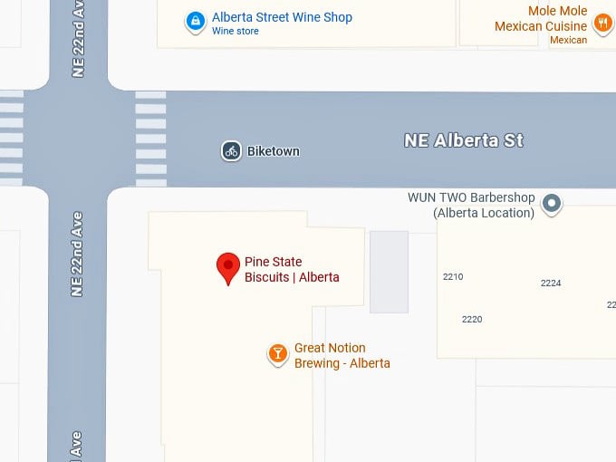 16. pine state biscuits alberta's map