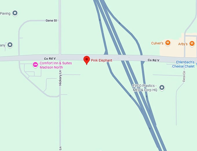 16. pink elephant map