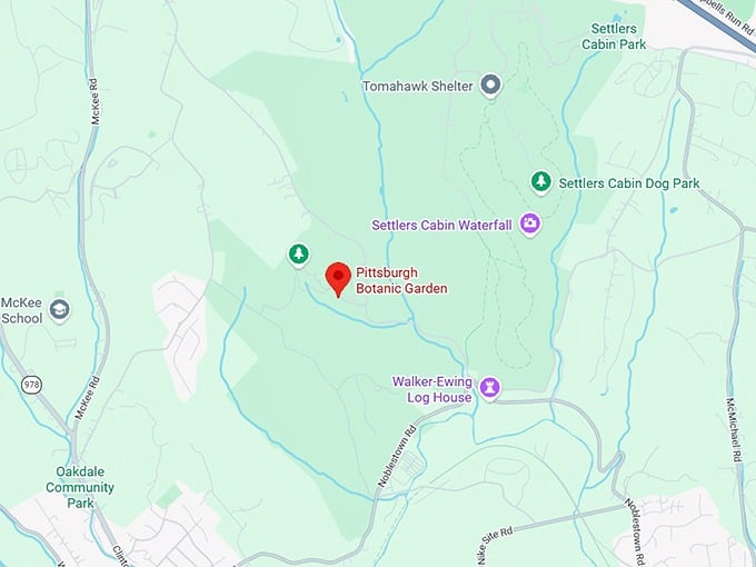 16. pittsburgh botanic garden map