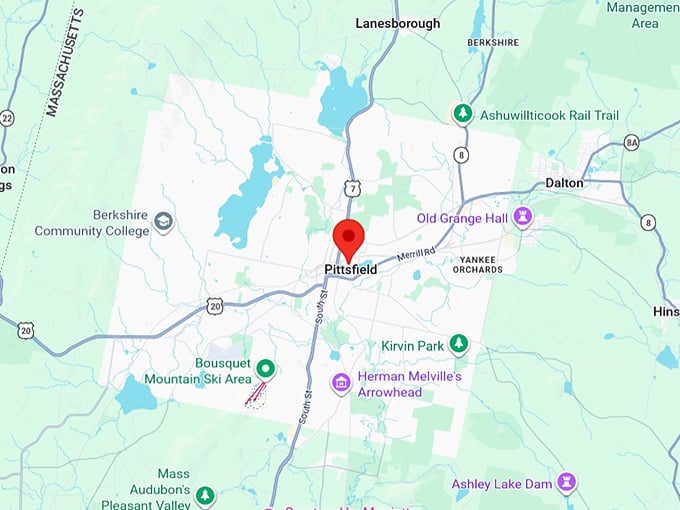 16. pittsfield ma map