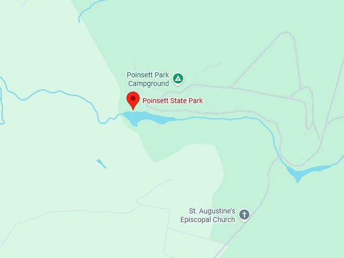 16. poinsett state park map