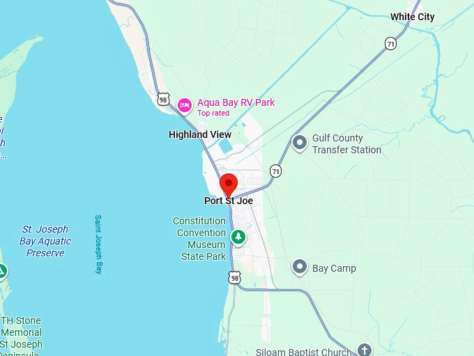 16. port st joe fl map