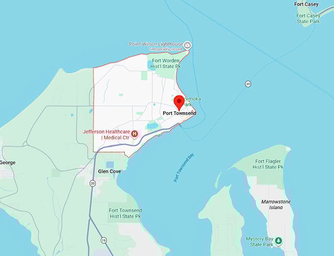 16. port townsend, wa map