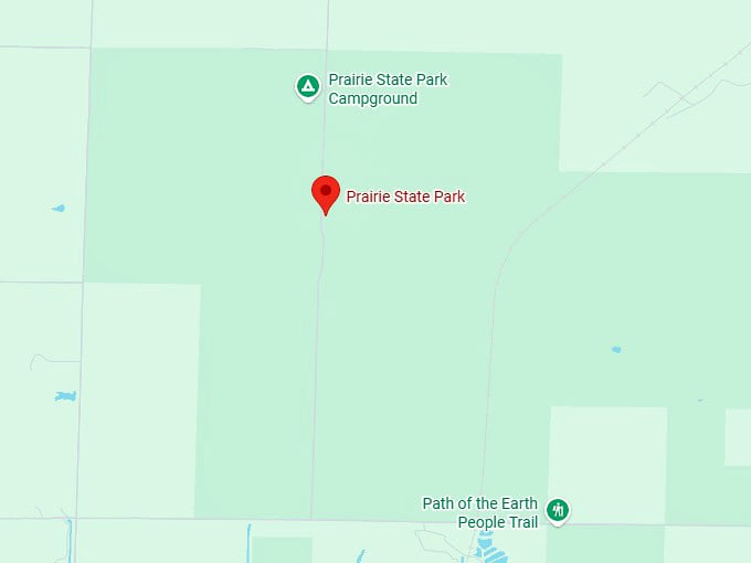 16. prairie state park map