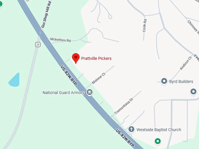 16. prattville pickers map