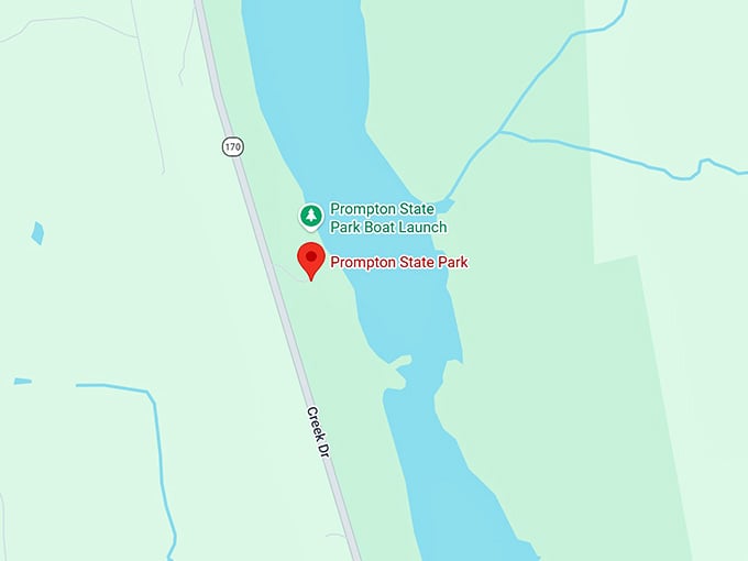 16. prompton state park map