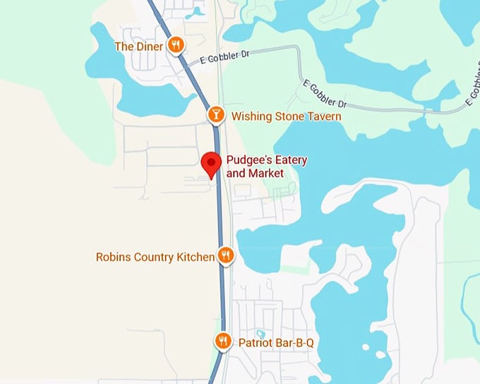 16. pudgee's eatery and market map