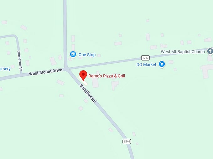 16. ramo's pizza & grill map