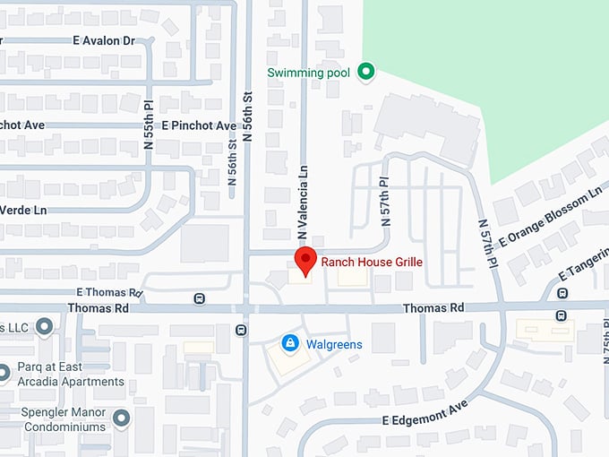 16. ranch house grille map