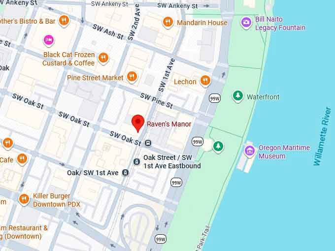 16. raven's manor map