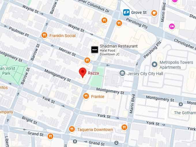 16. razza pizza artigianale map