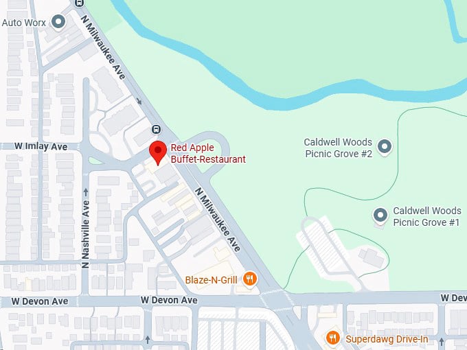 16. red apple buffet restaurant map