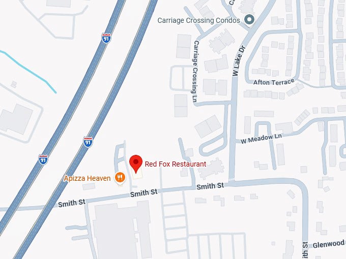 16. red fox restaurant map