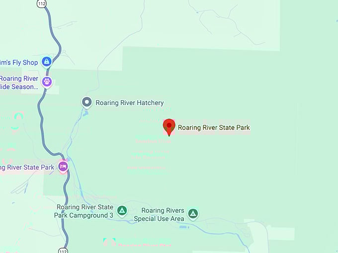 16. roaring river state park map