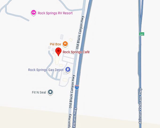 16. rock springs caf&eacute; map