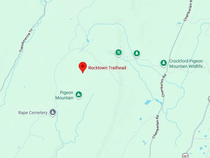 16. rocktown trailhead map