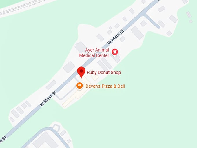 16. ruby donut shop map