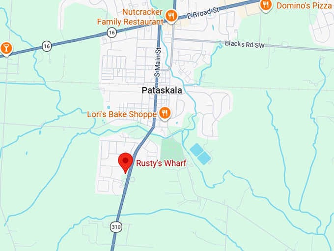 16. rusty's wharf map