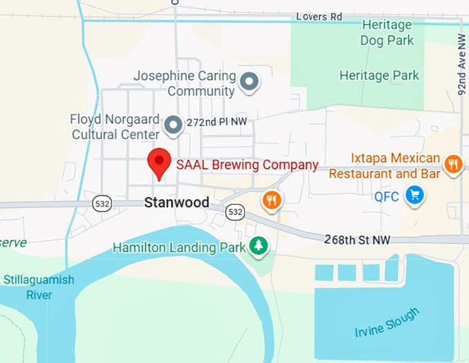 16. saal brewing company map
