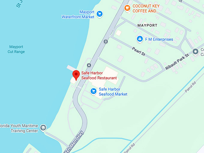 16. safe harbor seafood restaurant (4378 ocean st #3) map