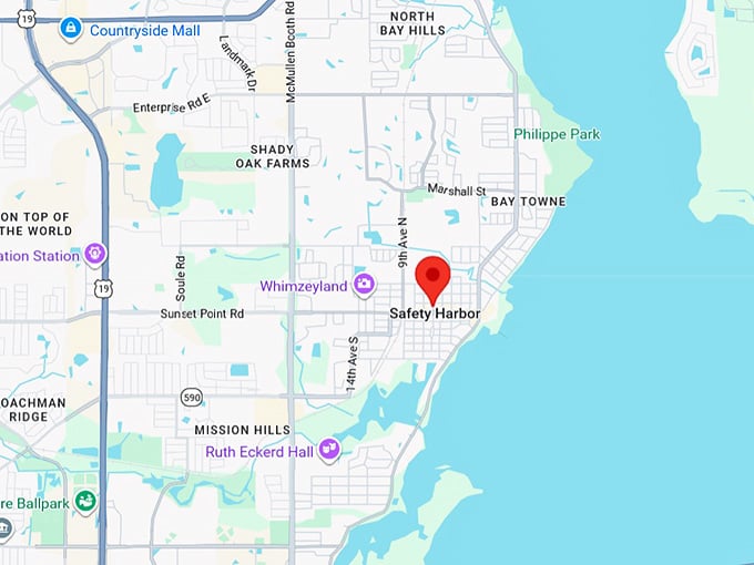 16. safety harbor fl map