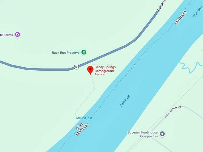 16. sandy springs campground map
