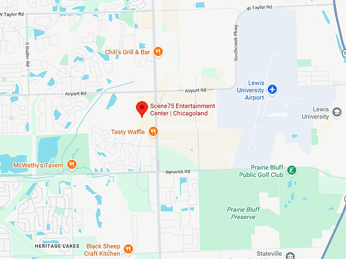 16. scene75 entertainment center chicagoland map
