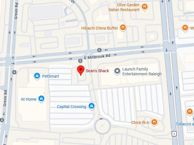 16. sean's shack map