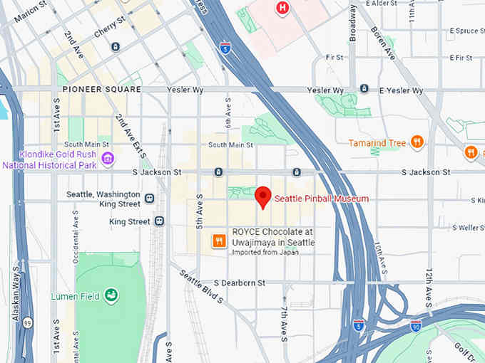 16. seattle pinball museum map