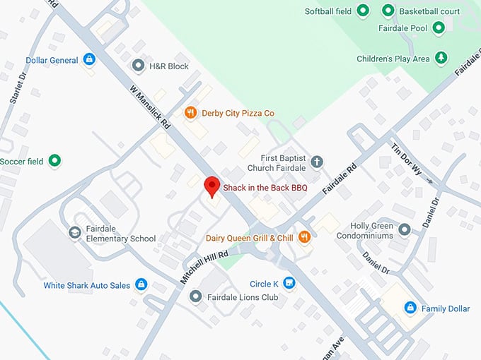 16. shack in the back bbq map