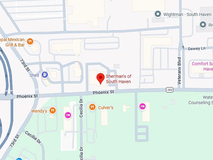 16. sherman's of south haven map